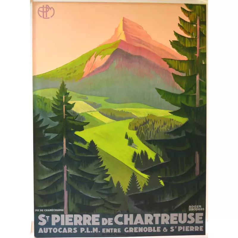 Affiche Chartreuse Vintage | Planète Vintage