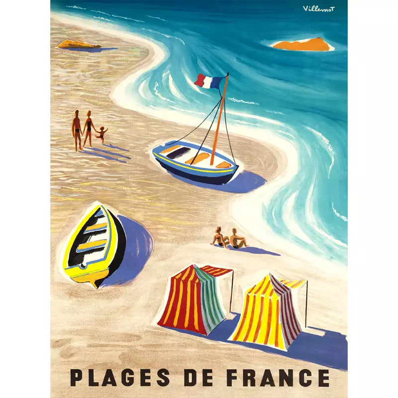 Affiche Plage Vintage | Planète Vintage