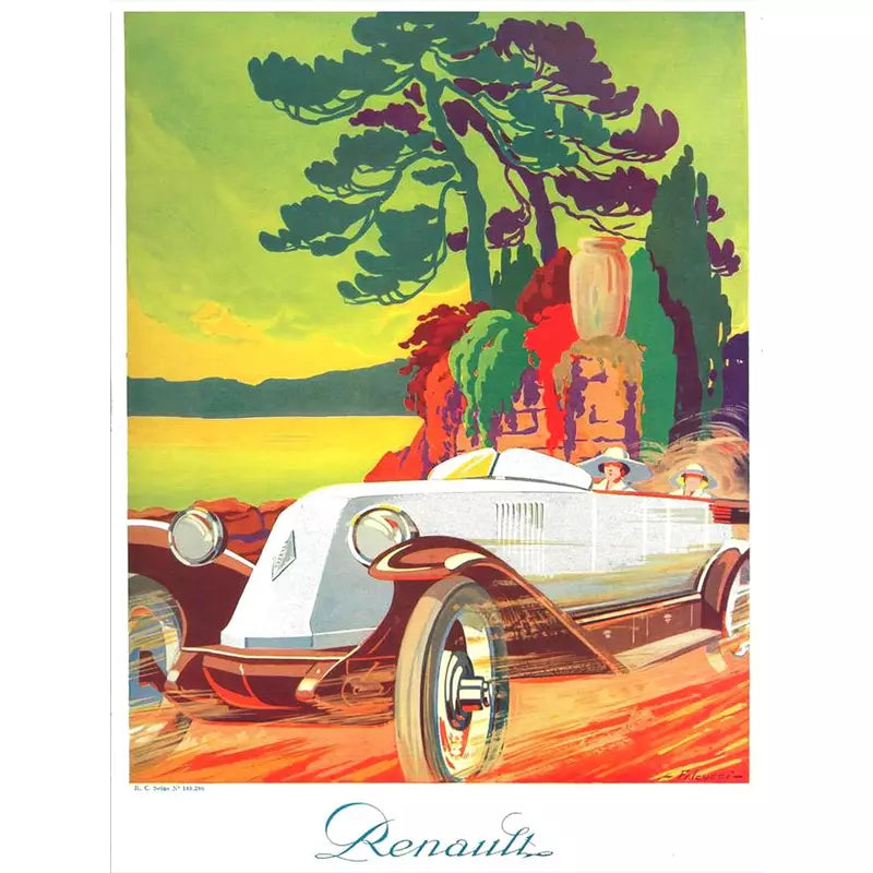 Vintage Renault Poster | Planète Vintage