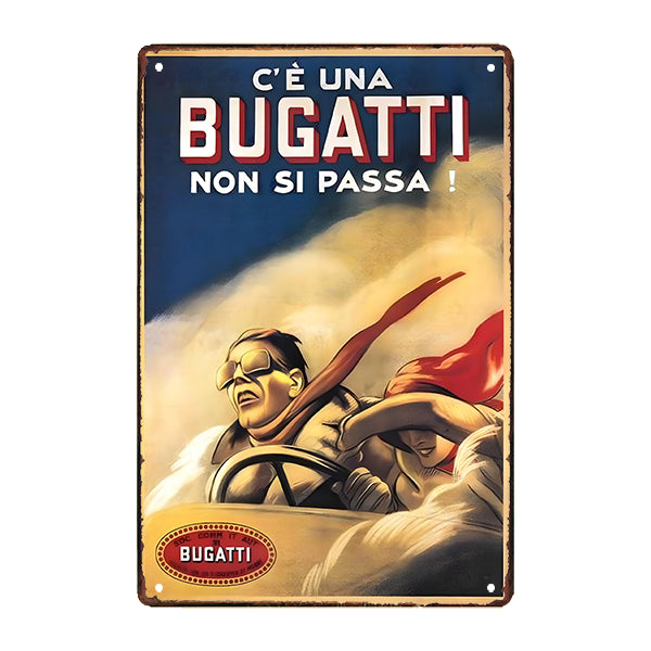 Plaque Métal Bugatti | Planète Vintage