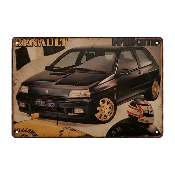 Clio Williams Metal Sign | Planète Vintage