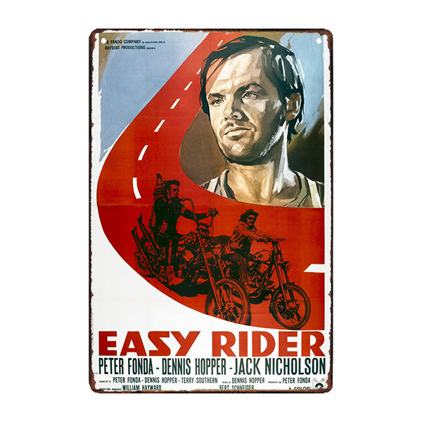 Easy Rider Metal Sign | Planète Vintage