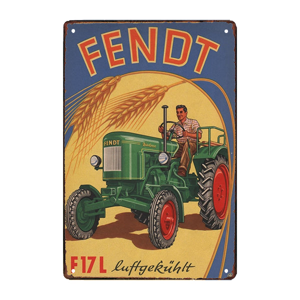 Fendt Metal Sign | Planète Vintage