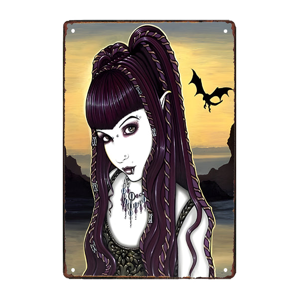 Gothic Metal Plate | Planète Vintage
