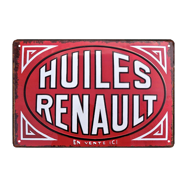 Metal Oil Sign | Vintage Planet | Planète Vintage