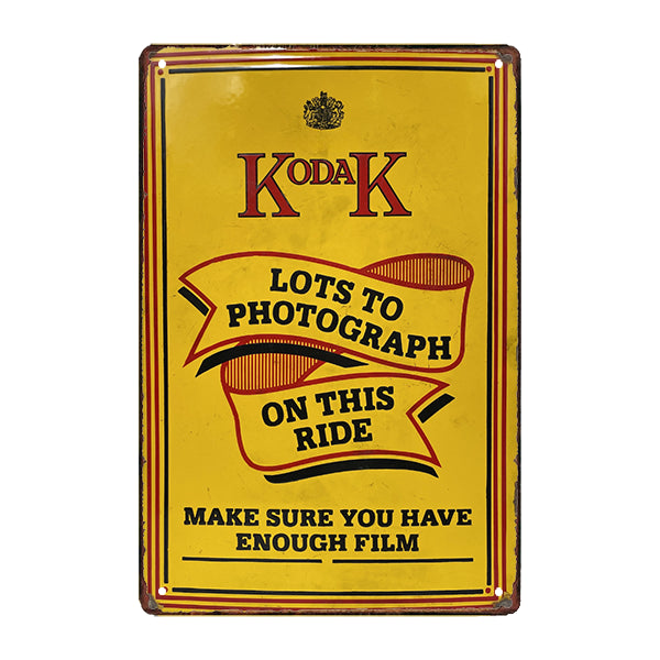 Kodak Metal Sign Advertisement | Vintage Planet | Planète Vintage