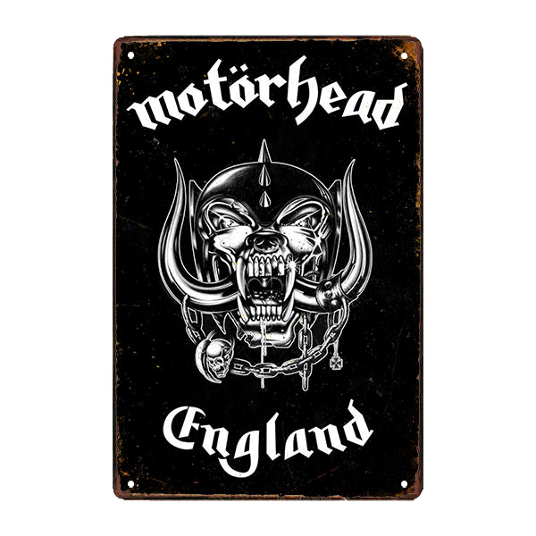 Plaque Métal Motorhead | Planète Vintage
