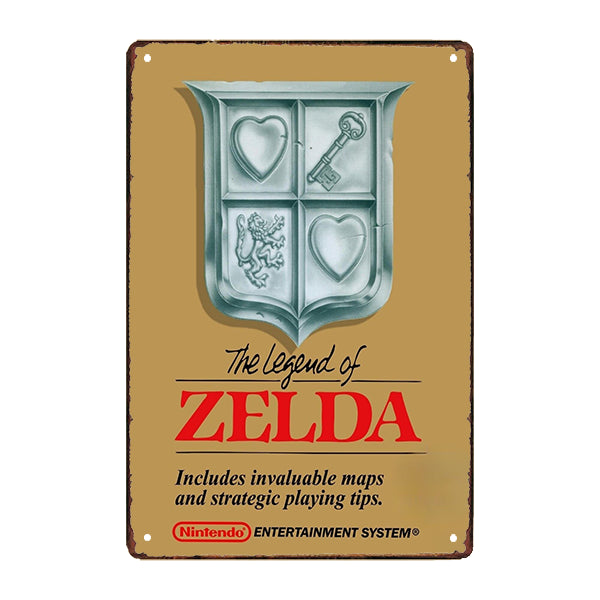 Nintendo Metal Sign | Vintage Planet | Planète Vintage