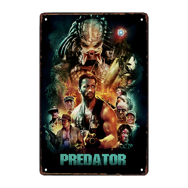 Plaque Métal Predator | Planète Vintage