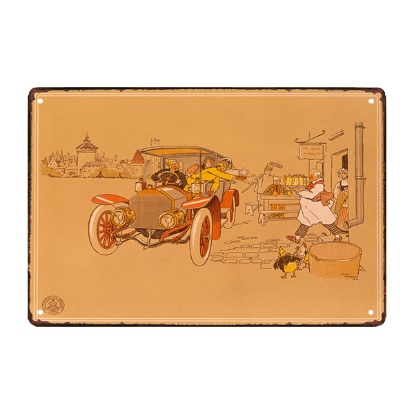 René Vincent Metal Sign | Vintage Planet | Planète Vintage