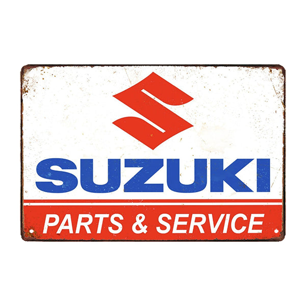 Suzuki Metal Sign | Vintage Planet | Planète Vintage