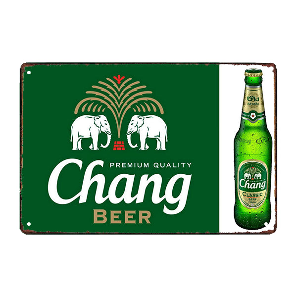 Chang Beer Advertising Sign | Planète Vintage
