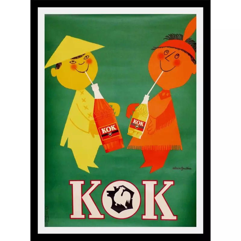 Poster Vintage KOK | Planète Vintage
