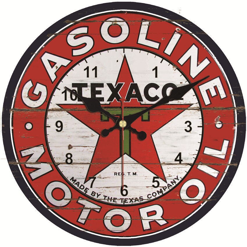 Texaco Clock | Planète Vintage