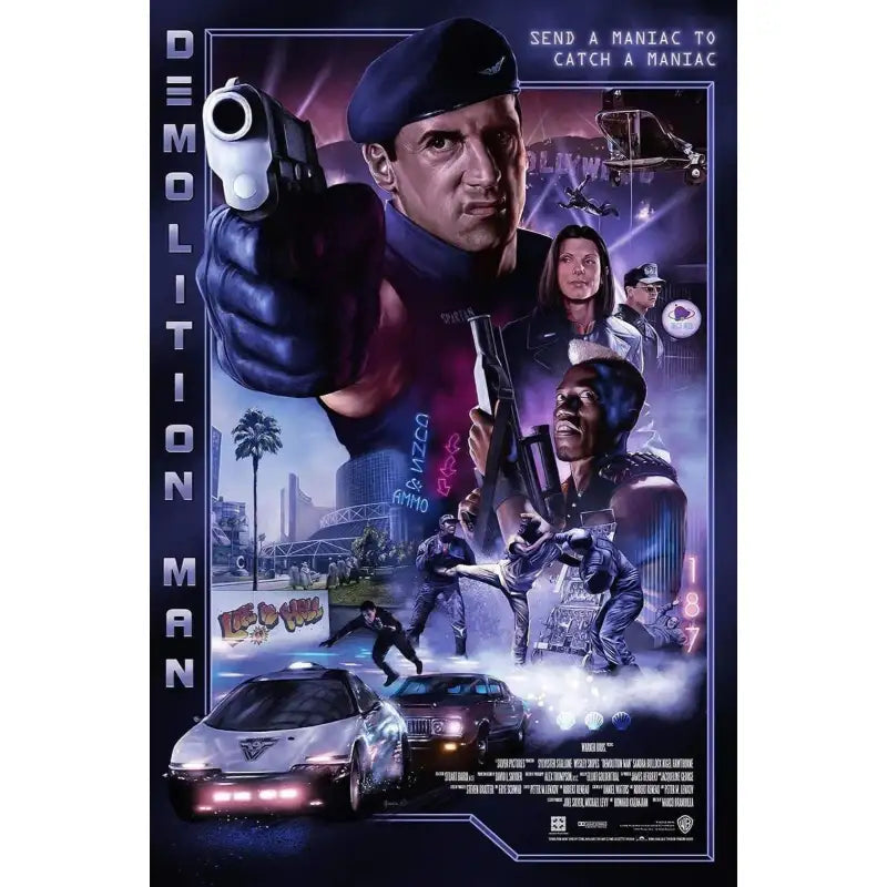 Demolition Man Poster | Planète Vintage
