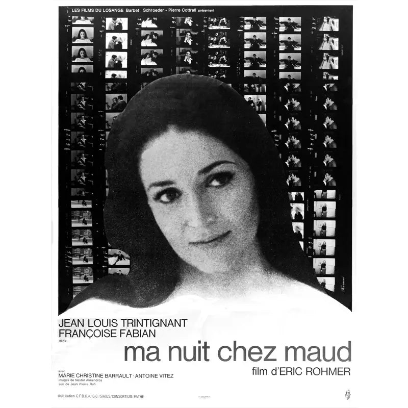 Affiche Ma Nuit Chez Maud | Planète Vintage