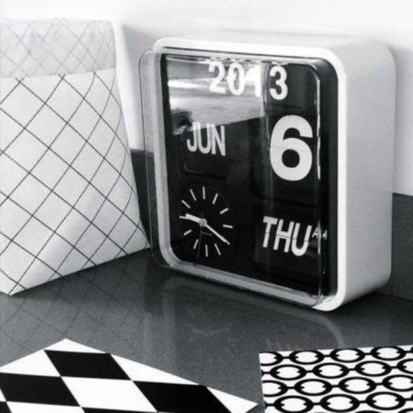 flip wall clock large