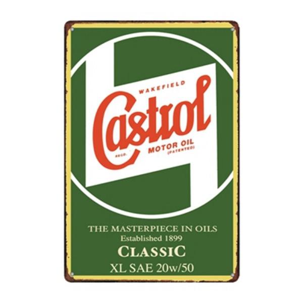 Castrol Cast Iron Plate | Planète Vintage