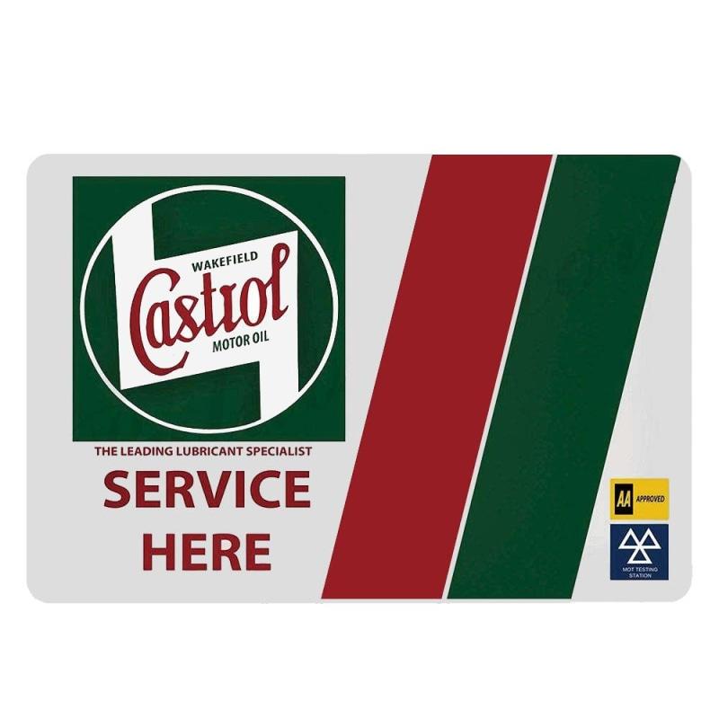 Plaque Vintage Castrol | Planète Vintage